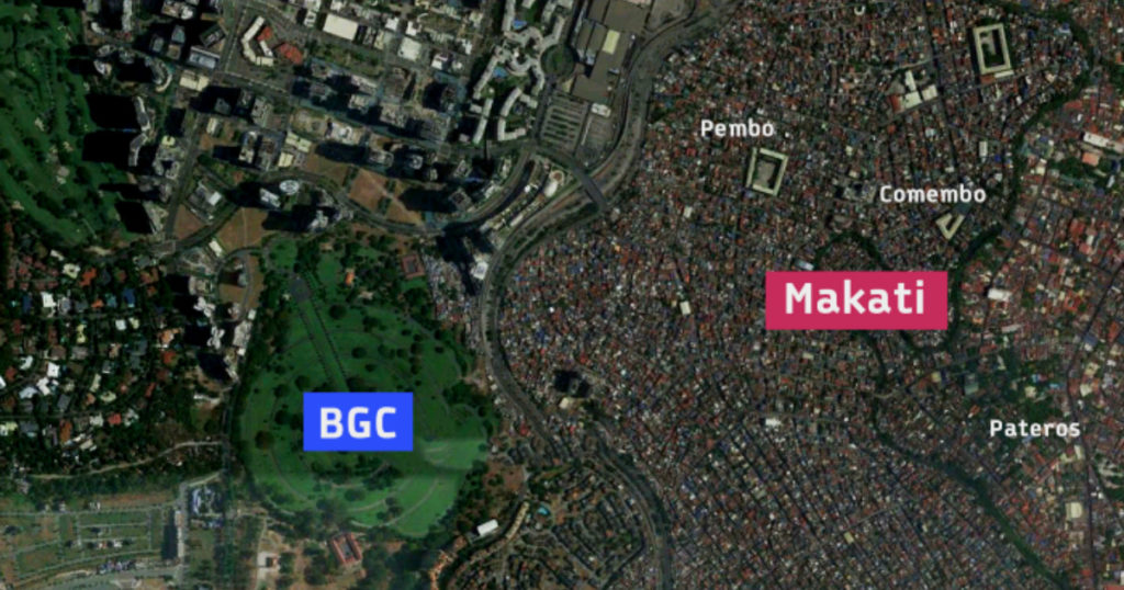 Google Maps View of Metro Manila Shows Striking Differences Between its ...