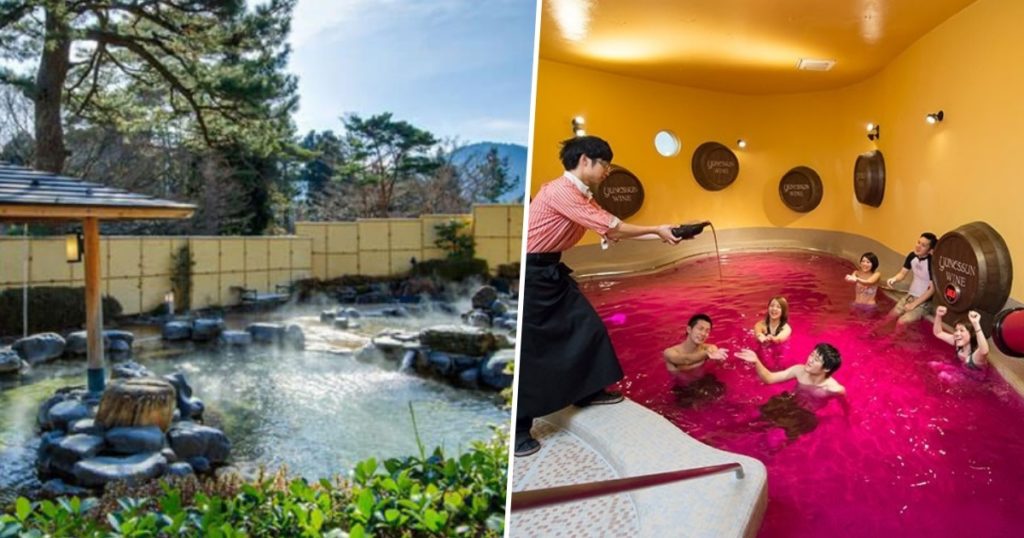 LOOK: This Japanese Spa Lets You Bathe in Coffee and Other Drinks