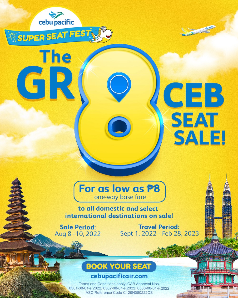 Cebu Pacific 8.8 Sale: Time to Plan Your Year-End Getaway Trip