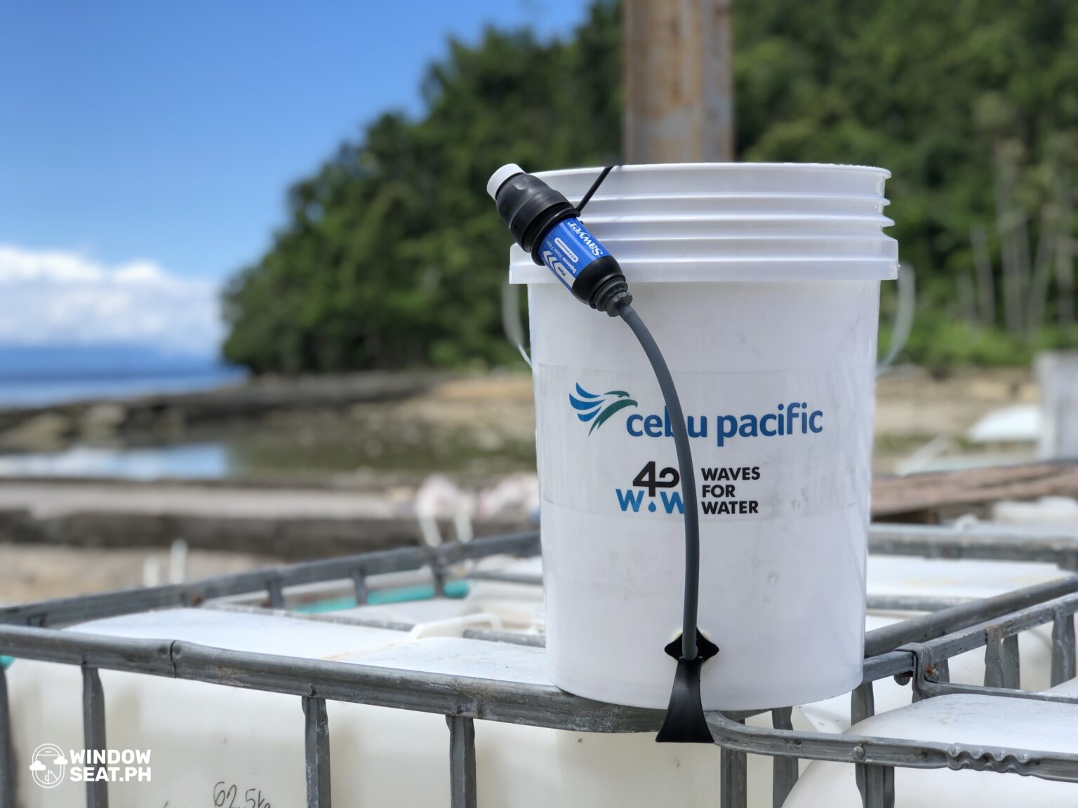 Cebu Pacific, Waves for Water PH Donate Water Filter Kits to Siargao