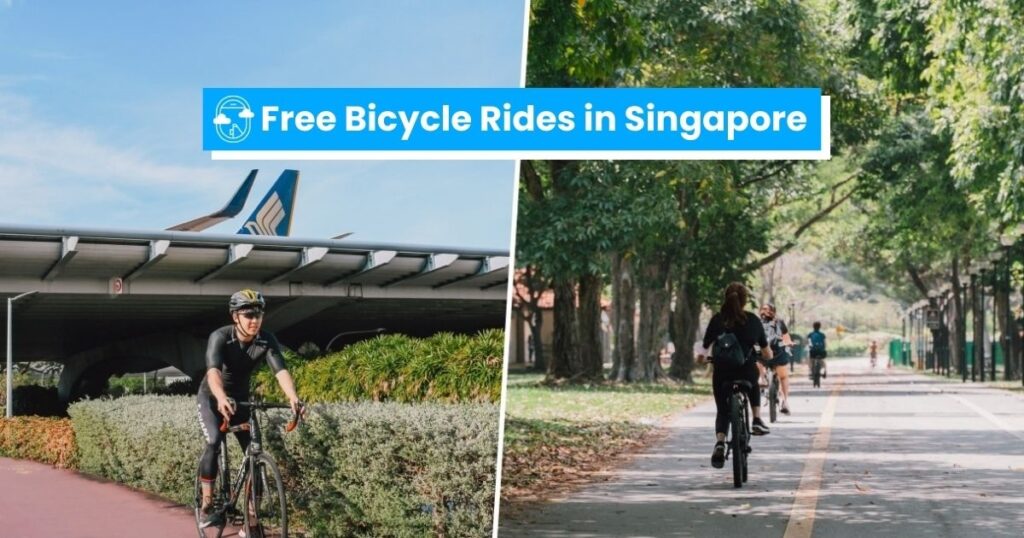 Changi Airport Offers Free Bicycle Rides for Passengers with Layovers